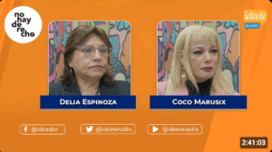 🔴 Delia Espinoza y Coco Marusix en No Hay Derecho con Glatzer Tuesta ...